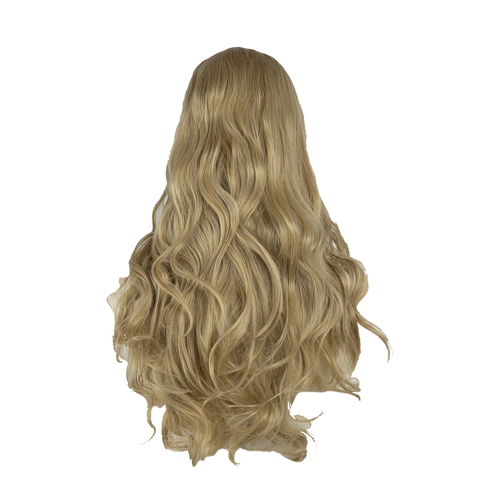 24 Inch Wig Female Long Curly Hair Big Long Hair Natural Long Straight ...