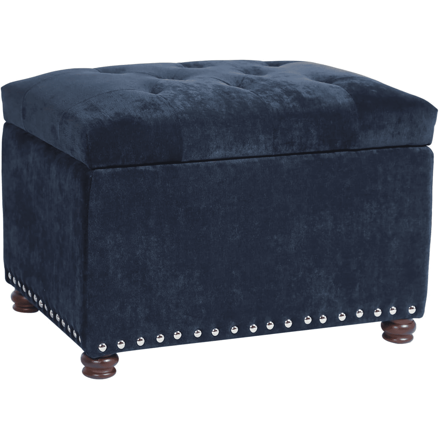 24 Inches Ottoman with Storage Rectangular Storage Ottoman Bench ...