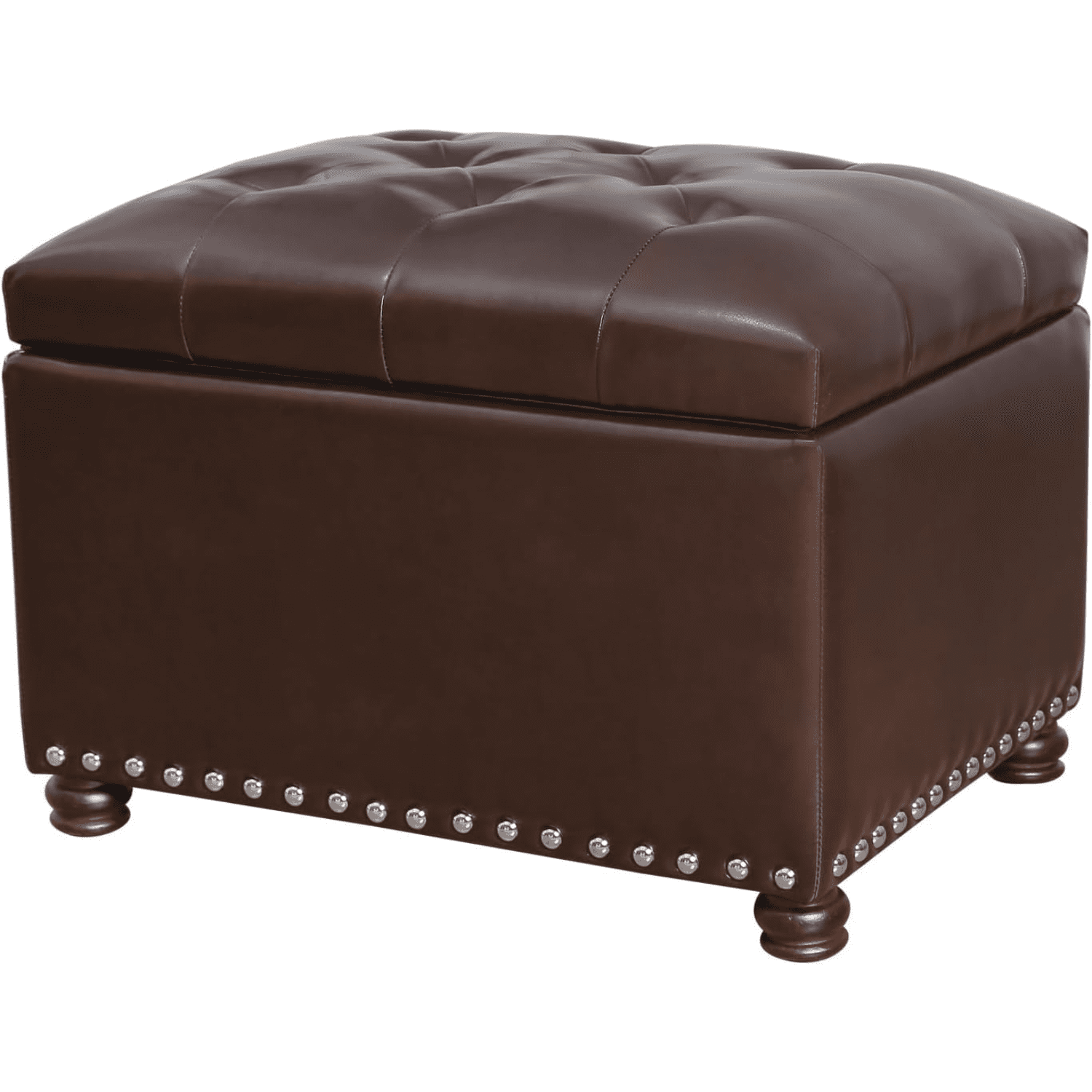 24 Inches Ottoman with Storage Rectangular Storage Ottoman Bench ...