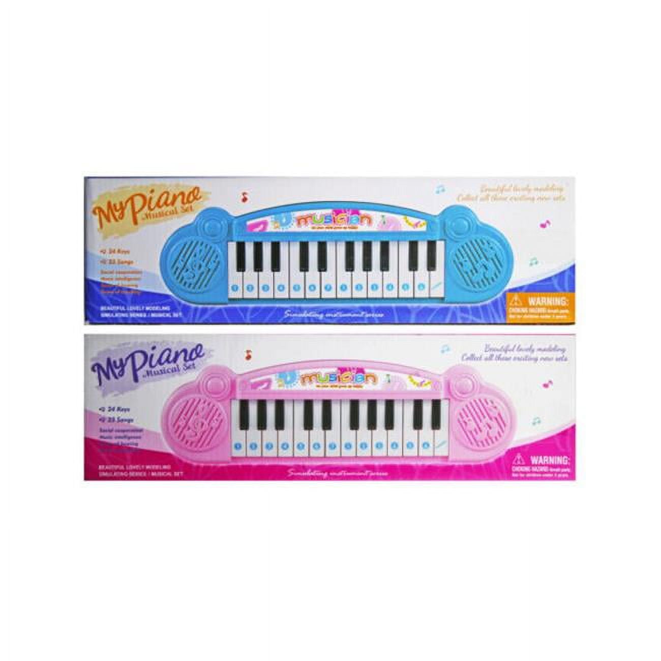 24 Key Battery Operated Keyboard with Songs, Pack of 4 - Walmart.com