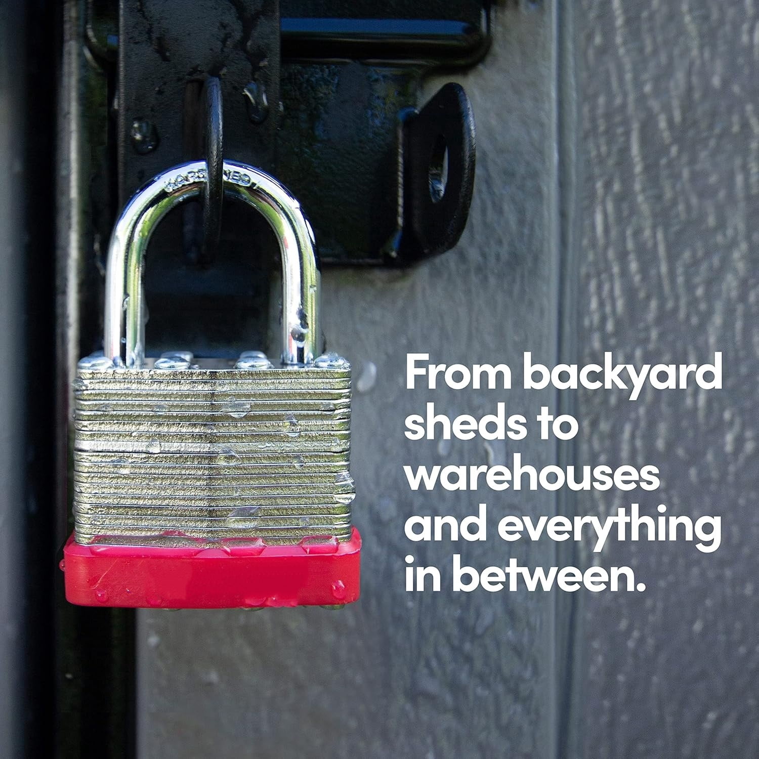 24 Keyed-Alike Padlocks w/ 1.25” Shackle, 48 Keys, Hardened Steel Case ...