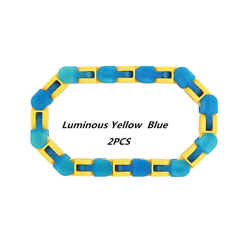 24 Knots Wacky Tracks Fidget Toys Glow in The Dark Toy For Children ...