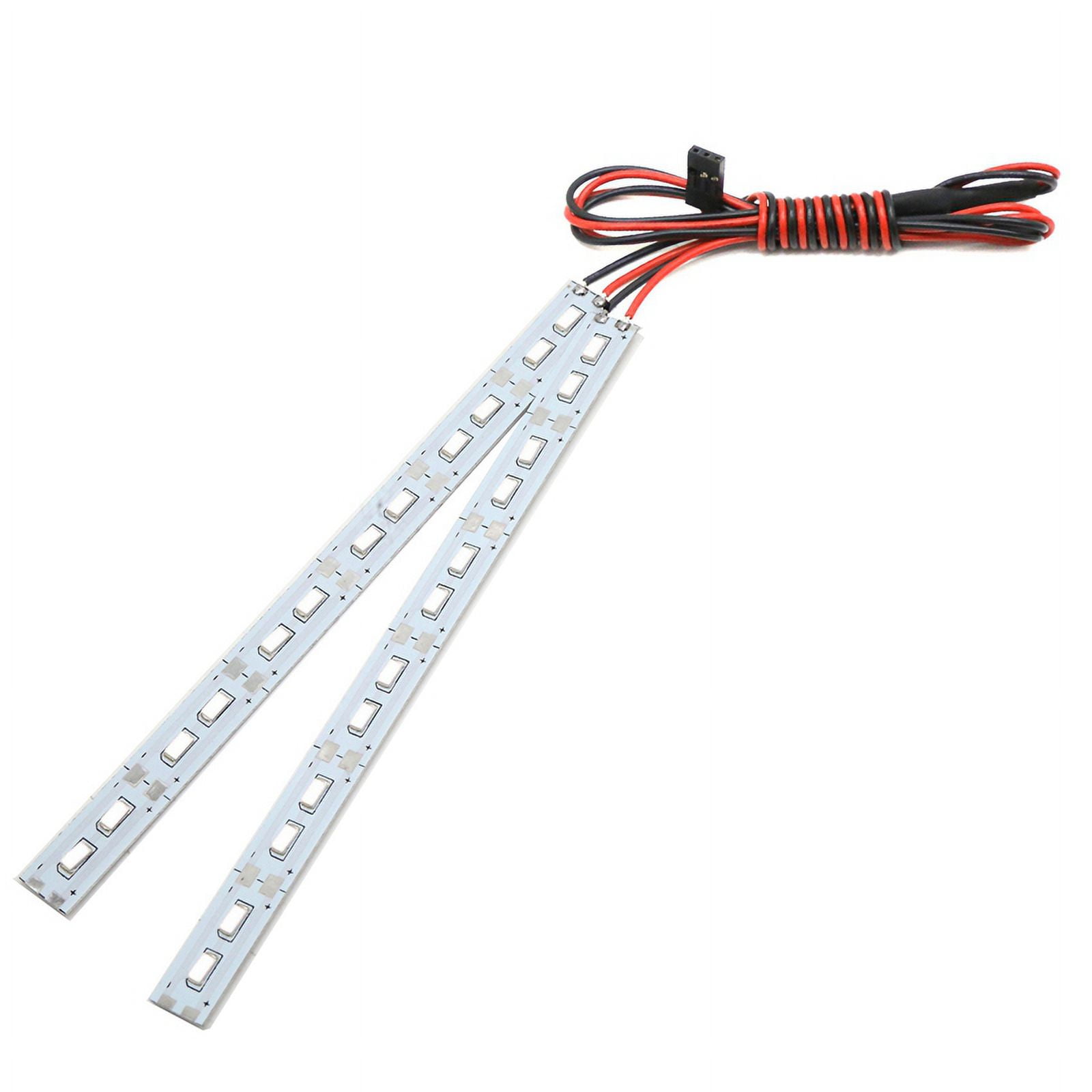 24 LED Chassis Light Metal LED Strip 6V for 1/10 1/8 RC Car Crawler ...