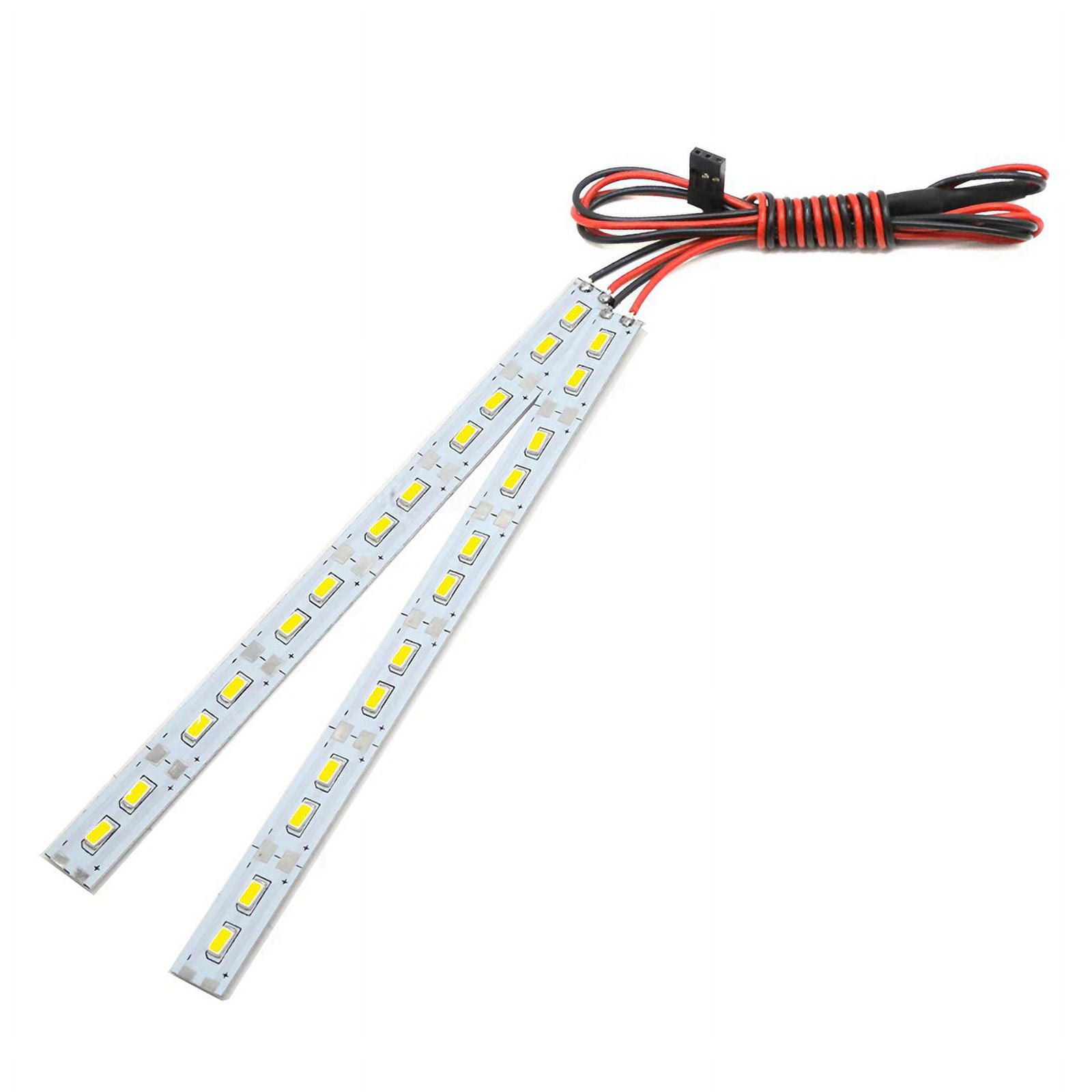 24 LED Chassis Light Metal LED Strip 6V for 1/10 1/8 RC Car Crawler ...
