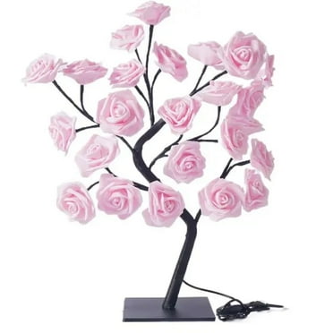CFXNMZGR Led Light Beautiful Rose Bouquet Led Tree Table Lamp Lights ...