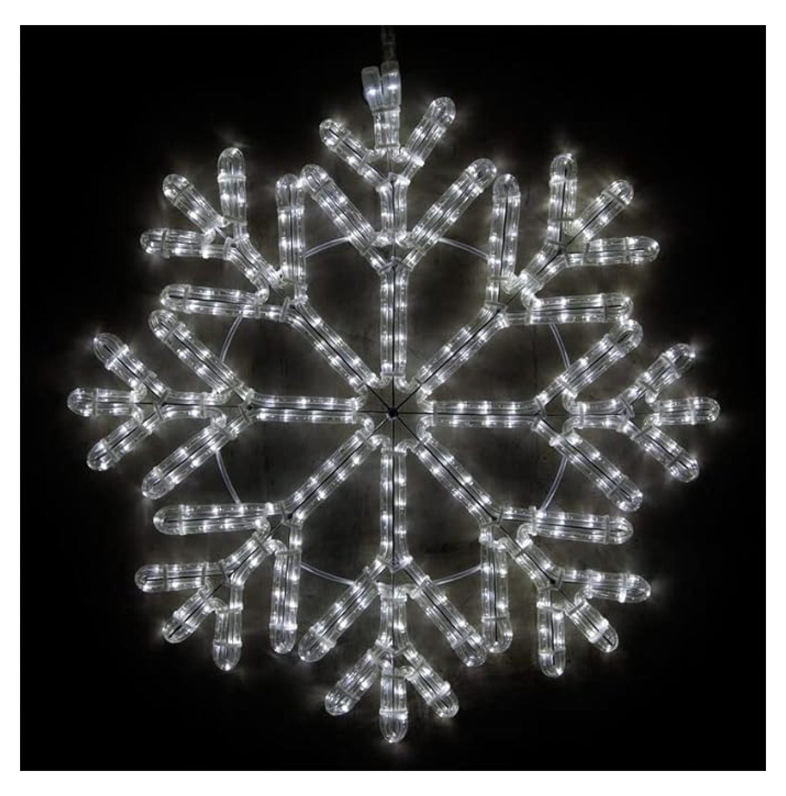 24" LED Snowflake Christmas Light - Cool White - Outdoor Decoration ...