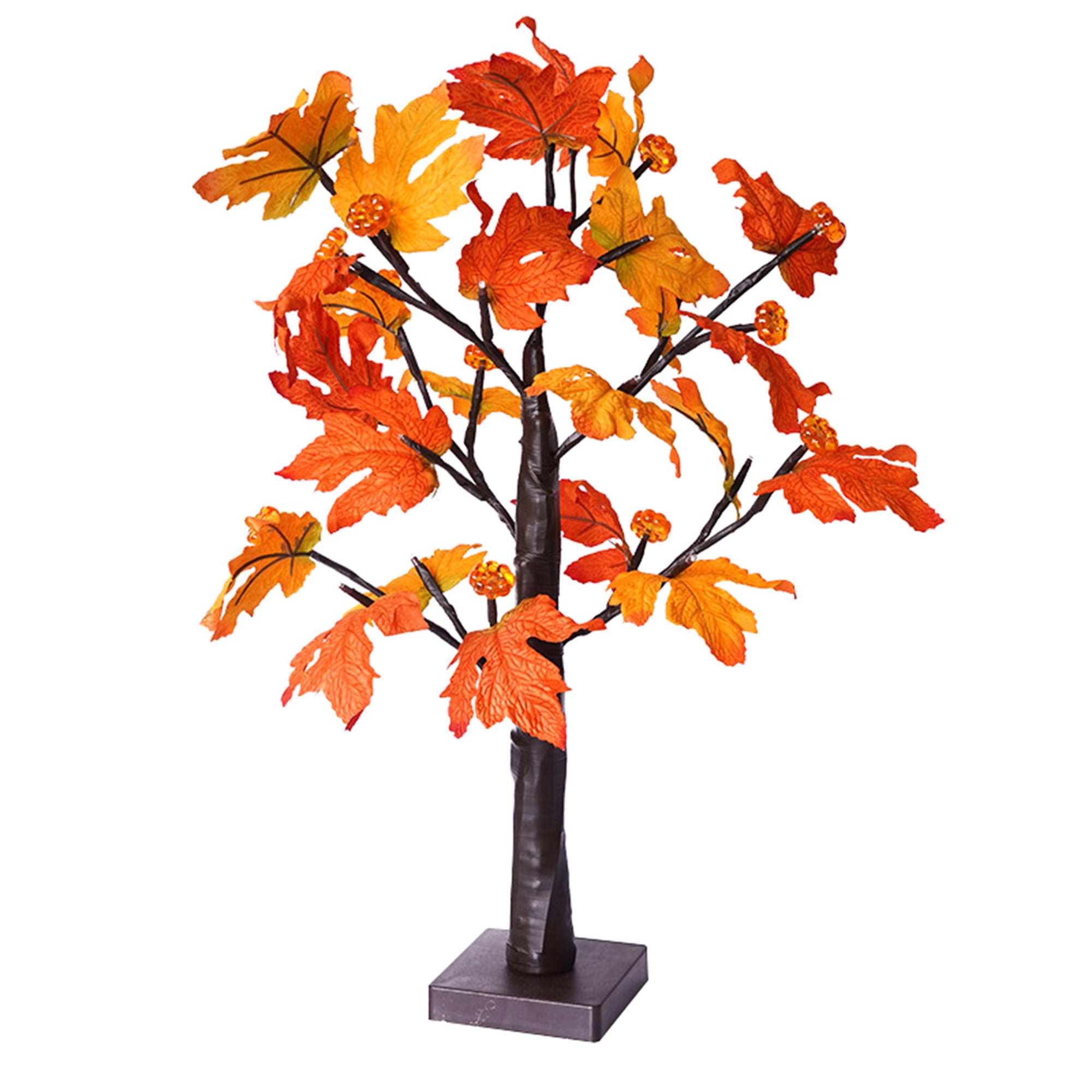 24 Led Tabletop Maple Tree Light Battery Operated Artificial Tree Lamp