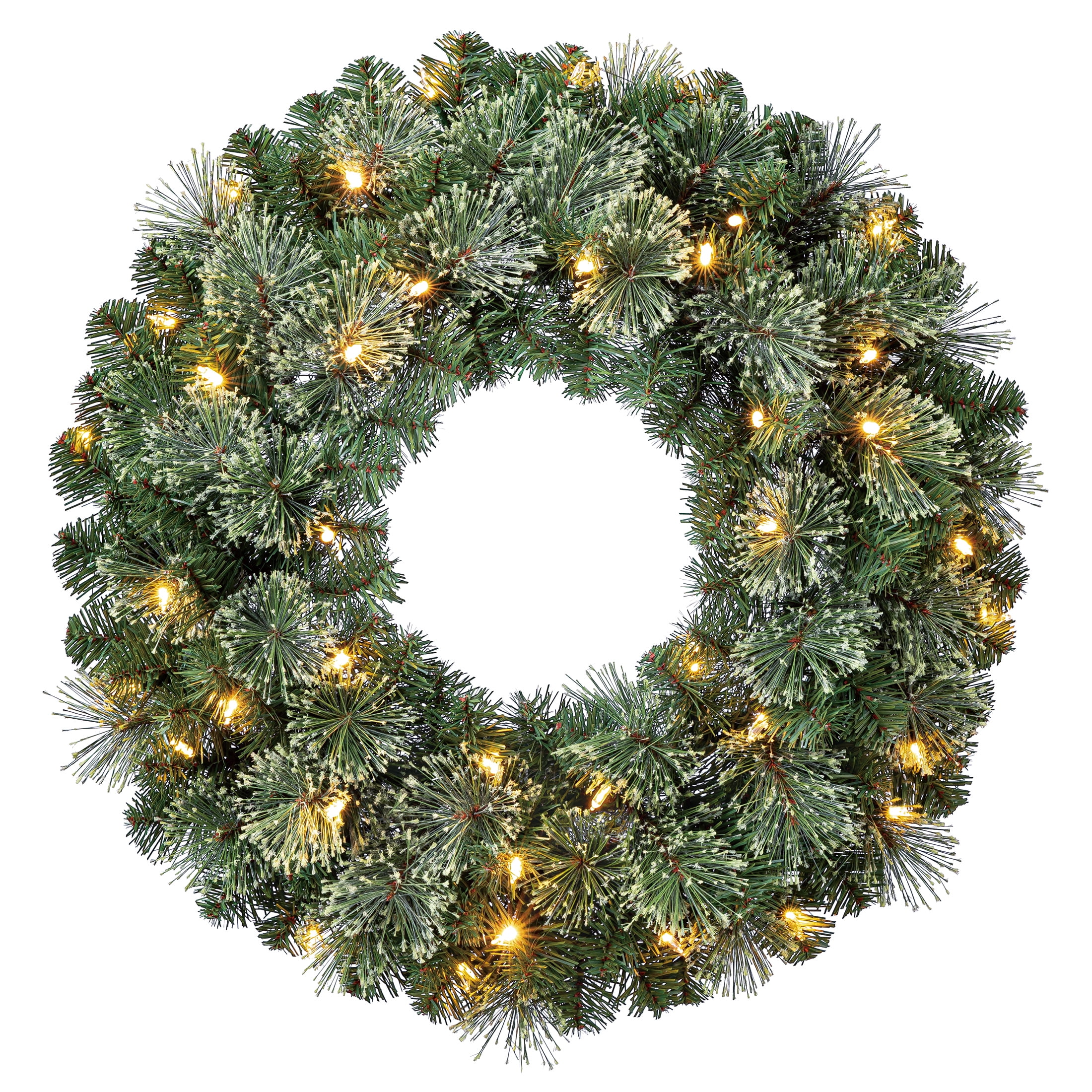 Liberty Color-Changing Pre-Lit LED Battery-Powered Artificial Christmas ...