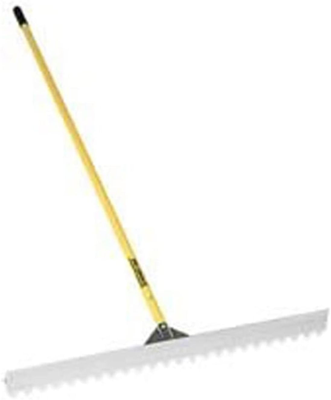 24" Light Lute/Rake, 82" Yellow Aluminum Handle, Gusset Bracing ...