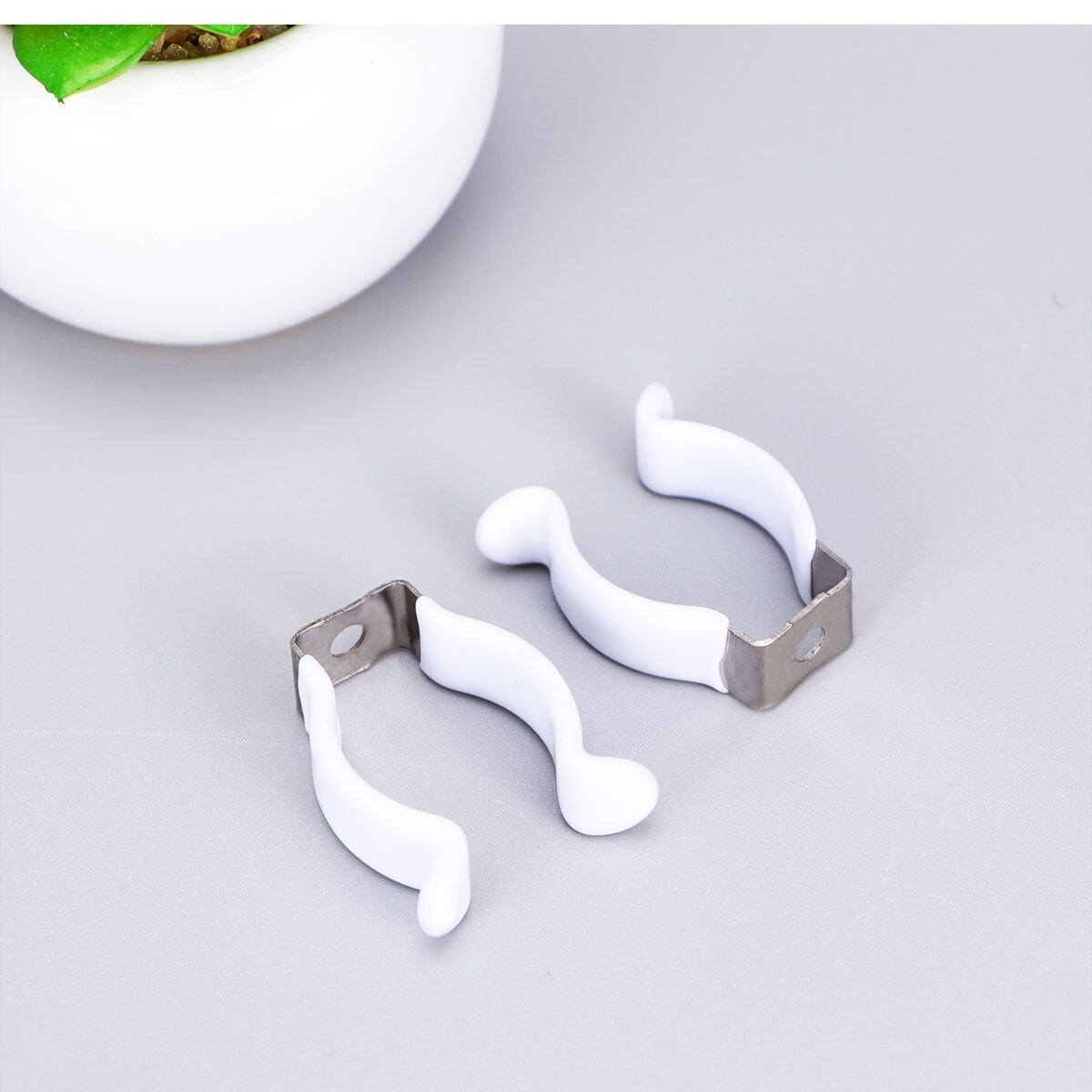 SEWCHICS Tube Light Support Bracket 24PCS U Shape Stainless Steel Light ...