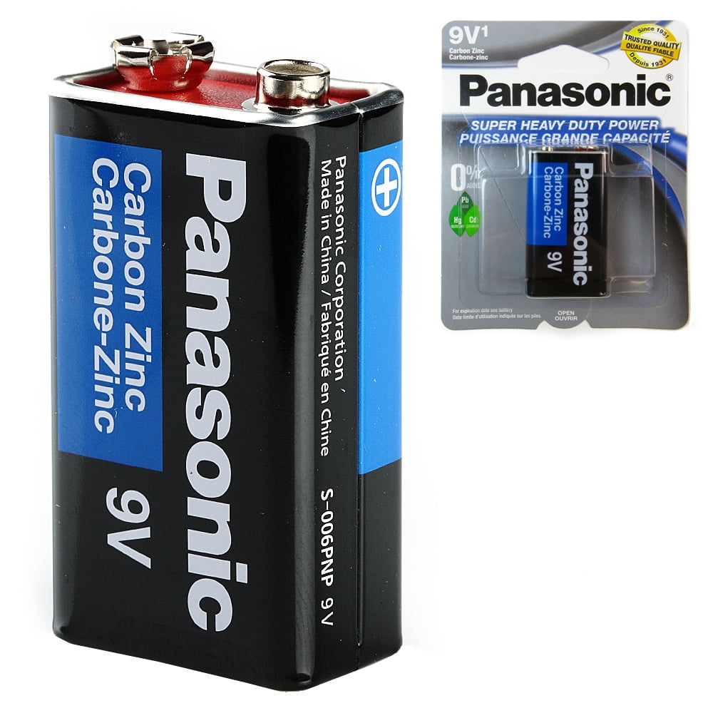 24 Lot Super Heavy Duty Panasonic Battery 9 Volt Carbon Zinc Batteries Wholesale - Walmart ...