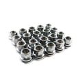 24 Lug Nuts Mag 12mmx1.5 Chrome Open End 13/16" Hex With Washer For ...