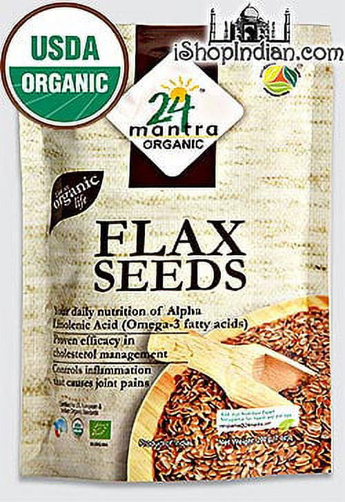 24 Mantra Organic Flax Seeds (Alsi Seeds) - Walmart.com