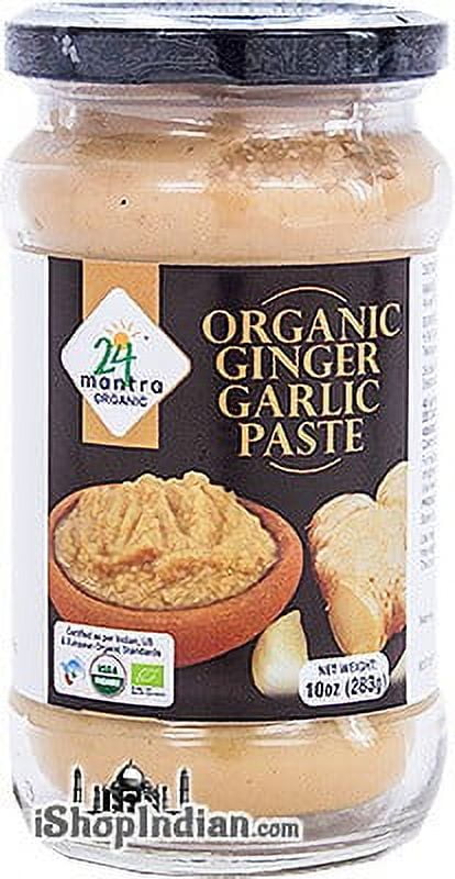 24 Mantra Organic Ginger Garlic Paste - 10 Oz (283 Gm) - Walmart.com