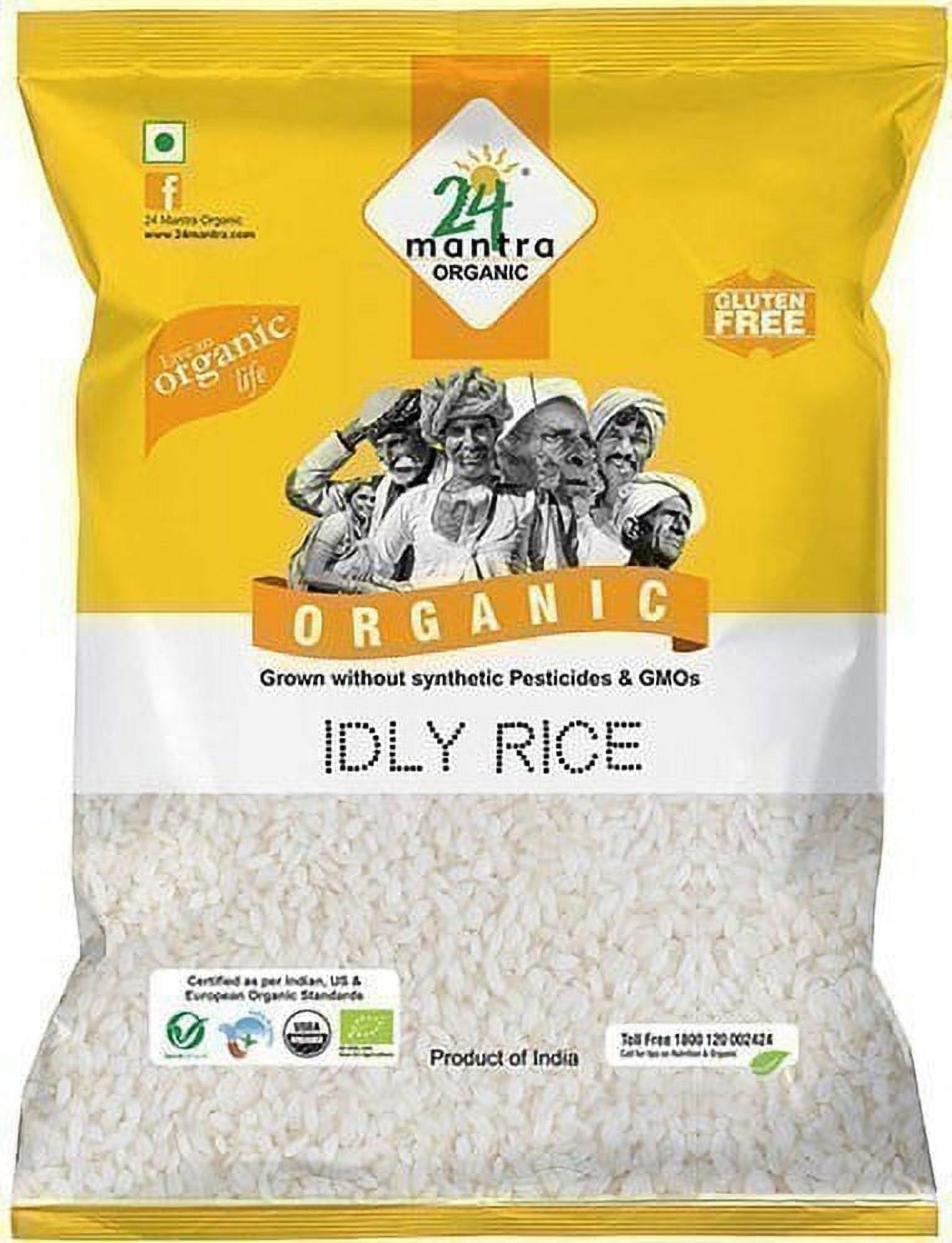 24 Mantra Organic Idli Rice 10 lbs bag - Walmart.com