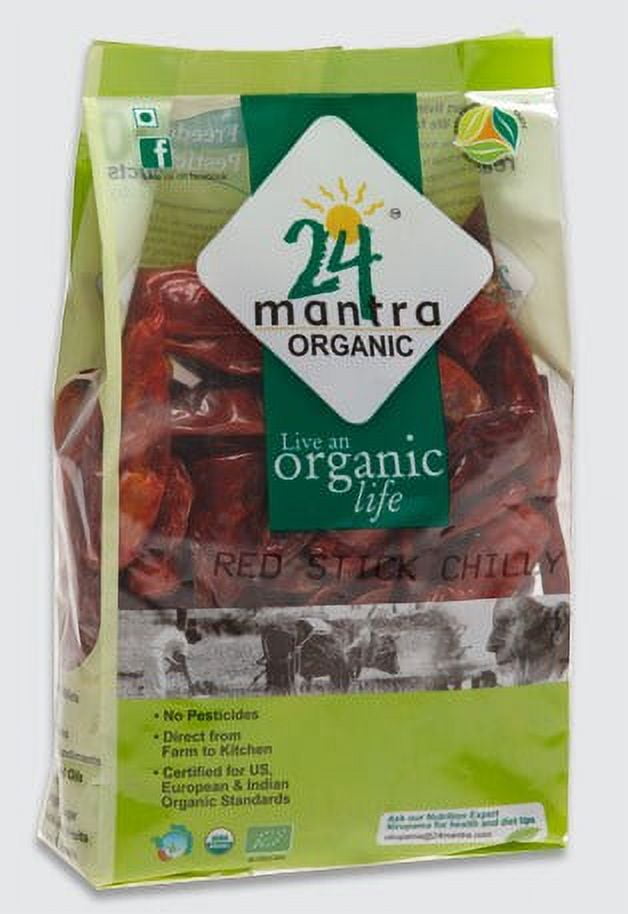 24 Mantra Organic Red Chilly Stick Whole 7oz - Walmart.com