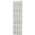24 Medium Pocket Over-the-Door Hanging Shoe Organizer, Light Grey ...