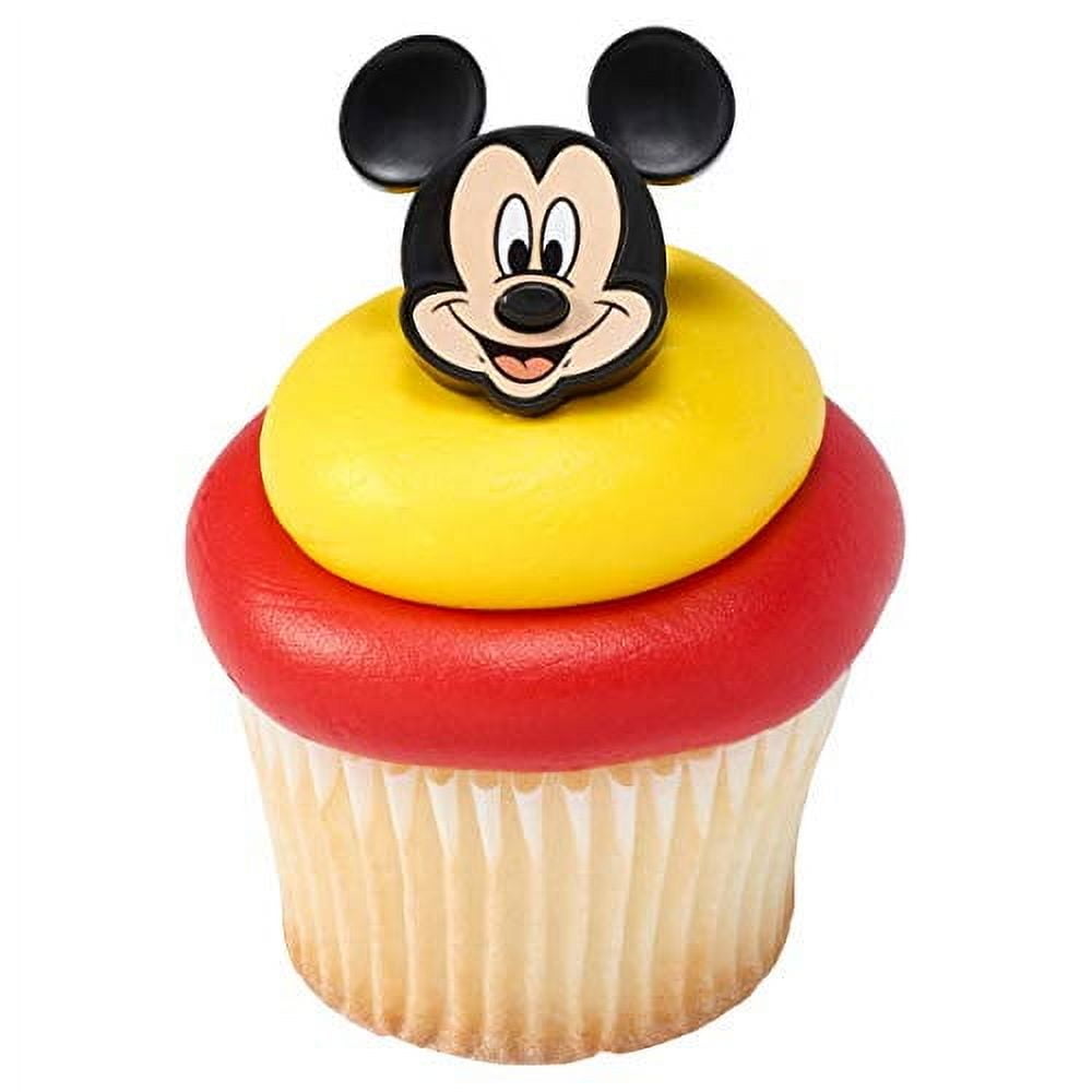 24 Mickey Mouse Cupcake Rings Toppers - Walmart.com