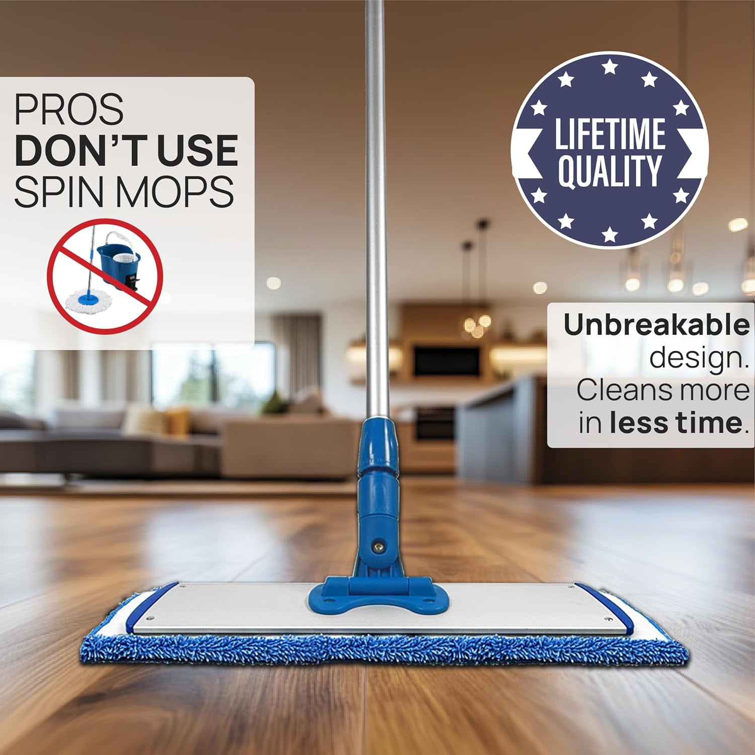 24" Microfiber Mop System - Walmart.com