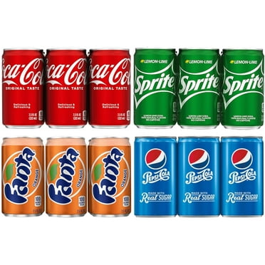 Coca-Cola Mini Soda Cans, 7.5oz, 30pk Case - Walmart.com