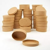 24 Mini Paper Mache Oval Boxes with Lids - Group Activities, Small ...