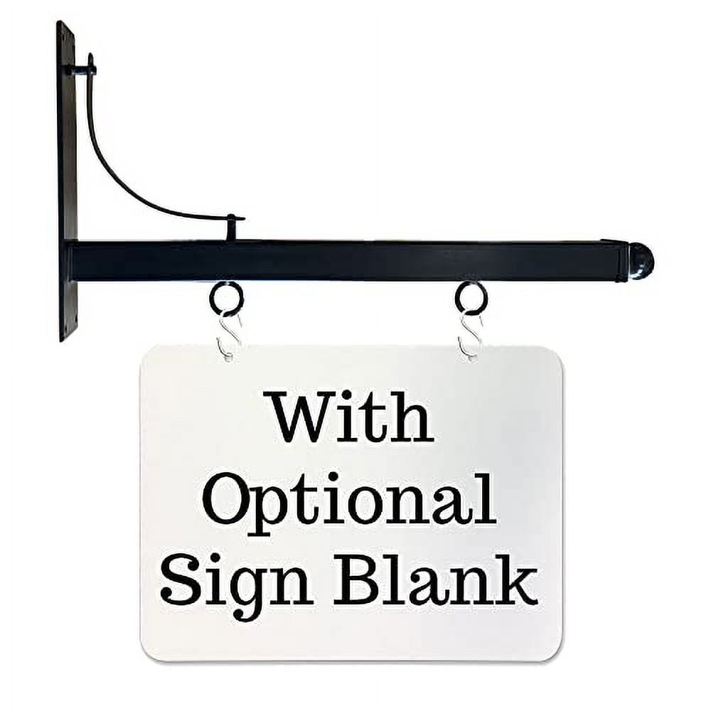 24" Modern Simple Arch Style Hanging Sign Bracket - Walmart.com