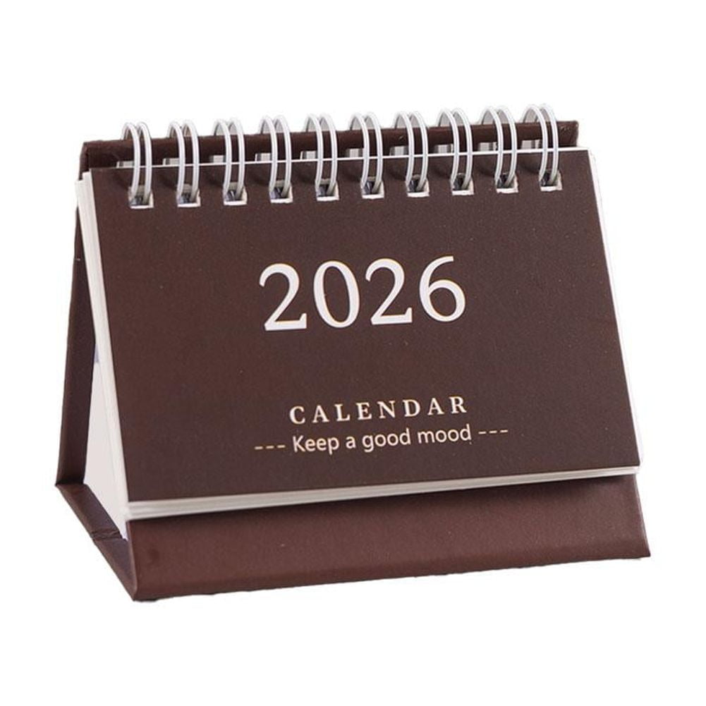 24-Month Small Desktop Calendar Made of Paper, High-Definition Printing ...