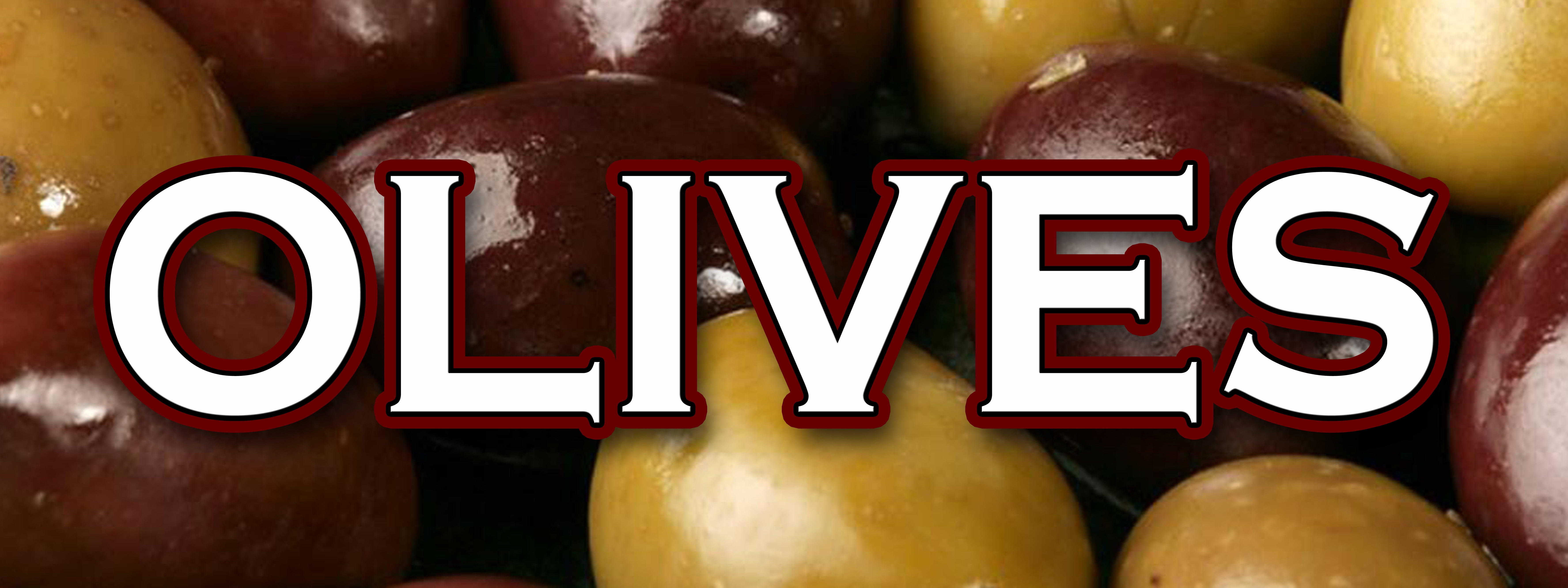 24" OLIVES DECAL sticker greek green black kalamata olive oil ...