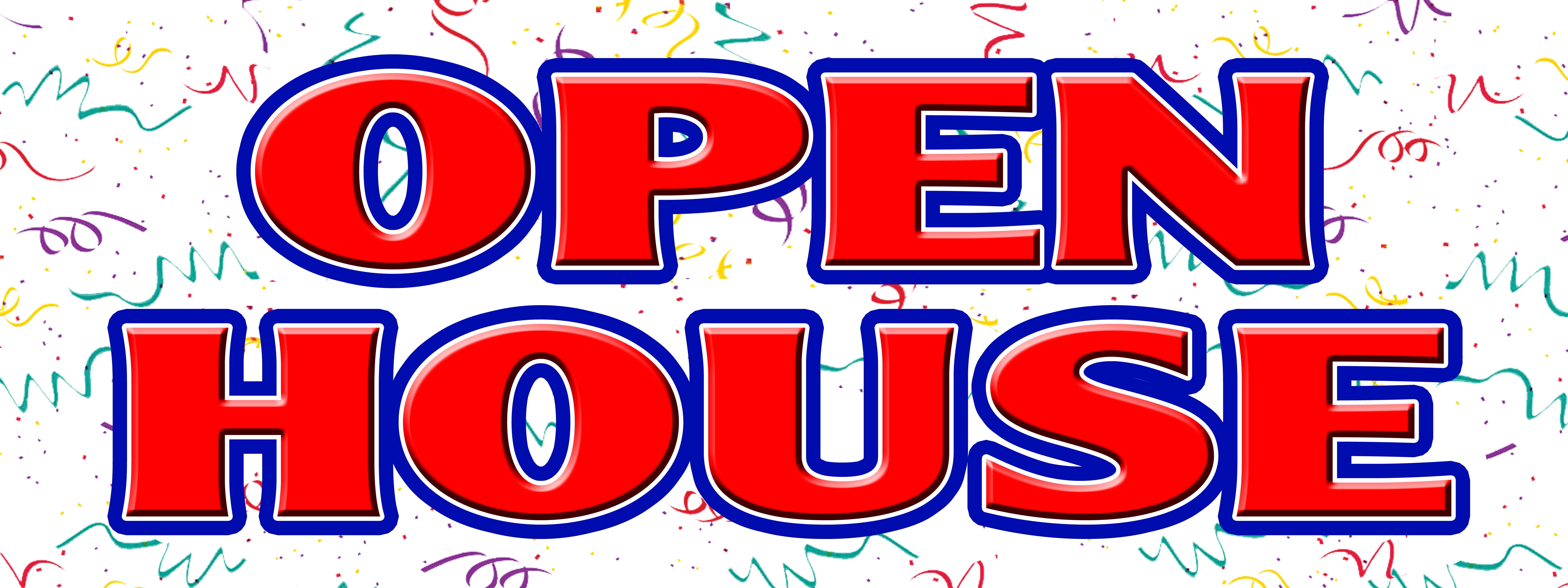 24" OPEN HOUSE DECAL sticker for sale broker apartment home house real ...