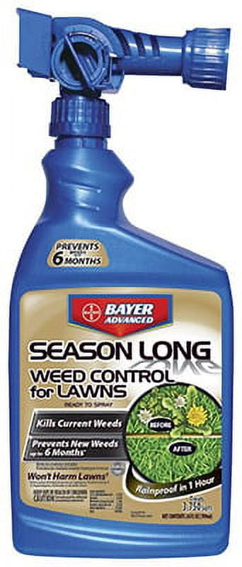 24 OZ Ready To Spray Season Long Weed Control Kills Existing Weeds & P ...