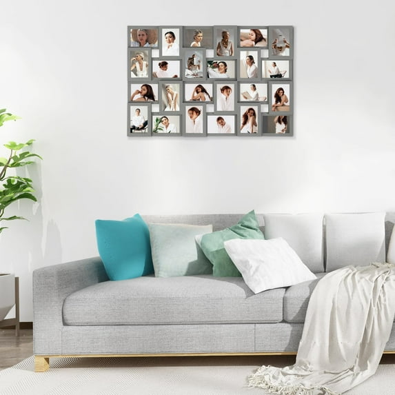 24 Opening Collage Picture Frame - Large Photo Frames for 4x6 Pictures ...