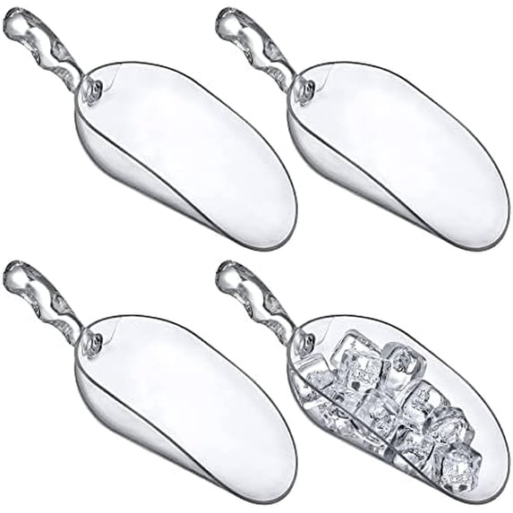 24-Ounce Plastic Ice Scoops (Set of 4), Plastic Utility Scoops, BPA ...