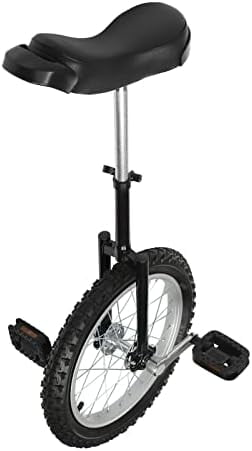 24" Outdoor Wheel Unicycle, Height Adjustable Steel Frame Leakproof ...