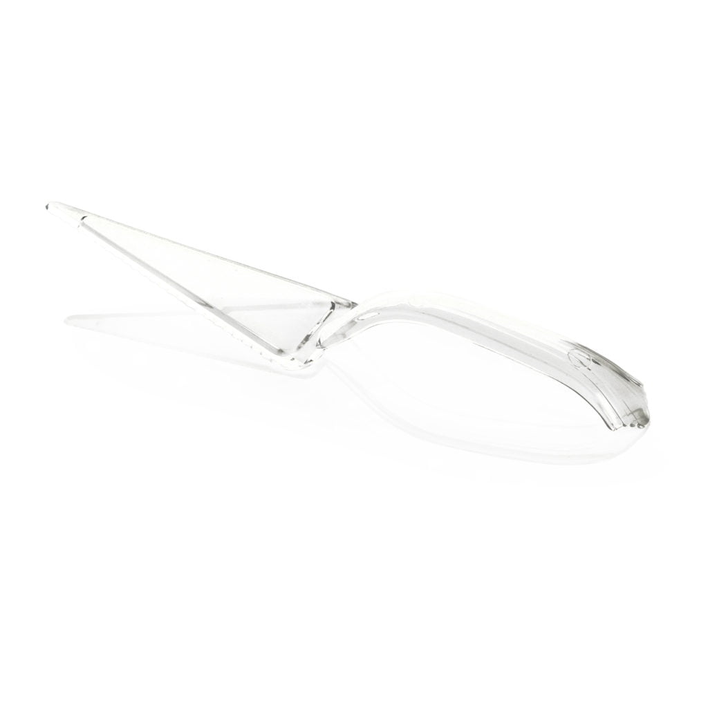 (24 PACK) Clear Disposable Plastic Cake Cutters - Pie Servers 10 Inch ...
