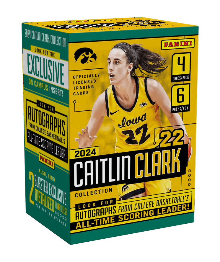 2024 Panini Caitlin Clark Collection Basketball Trading Cards Blaster ...