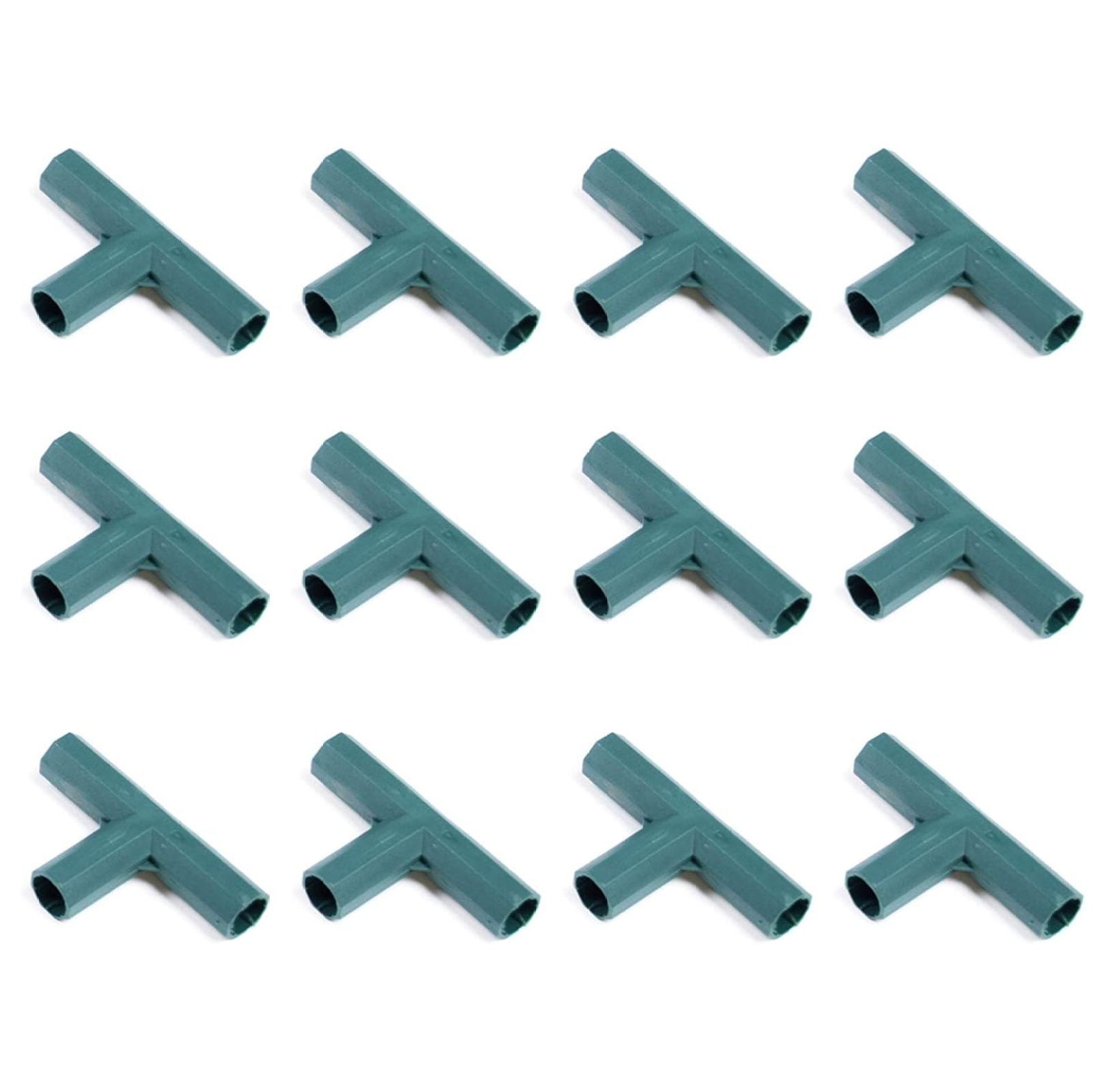 24 PCS 3 Way 11mm Fitting Gardening Connectors, Greenhouse Frame ...
