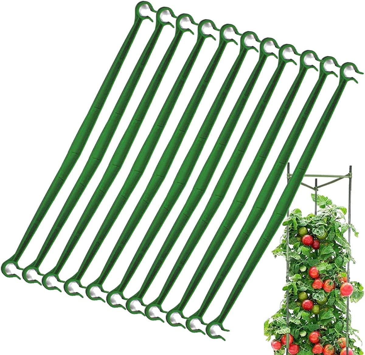 24 PCS Expandable Trellis Connectors-11.8" Garden Plants Stake Arms ...