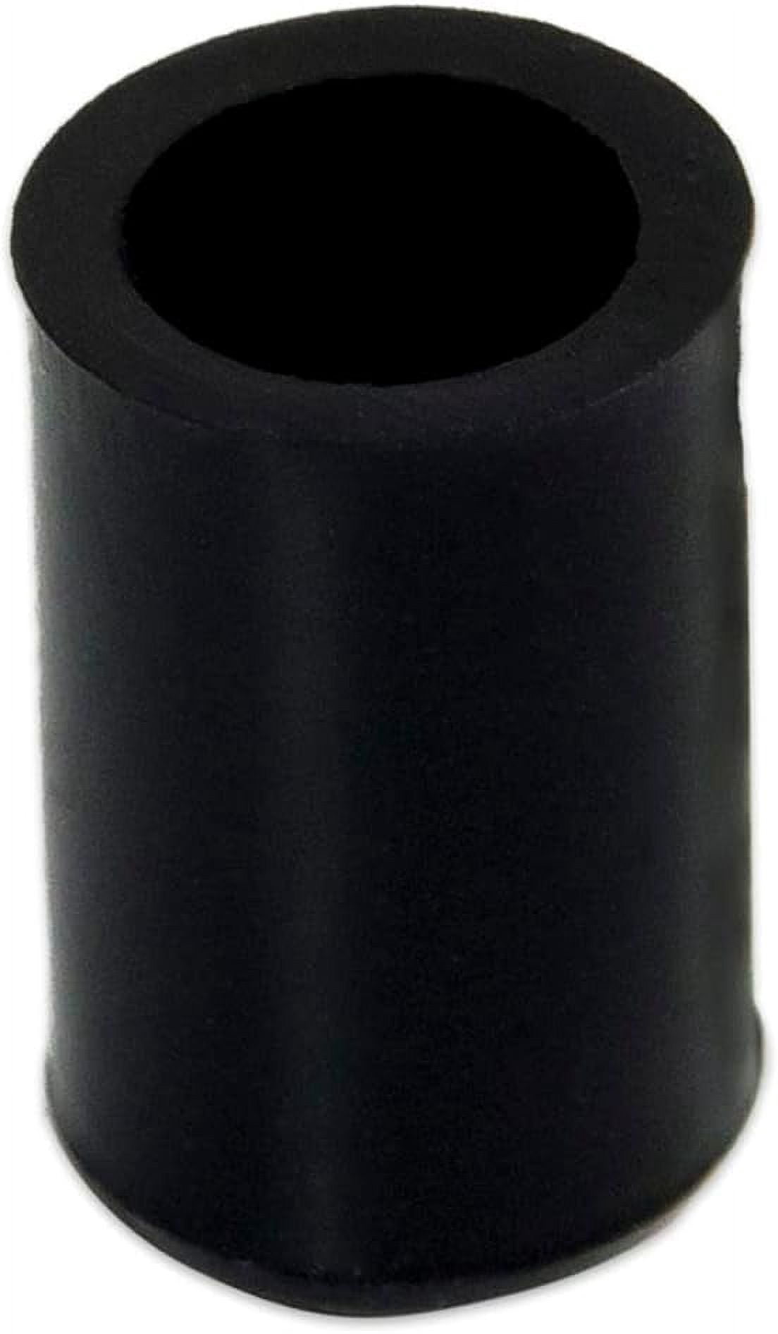 24 PCS Flexible PVC Furniture Caps Table Feet Covers Black Round Floor ...