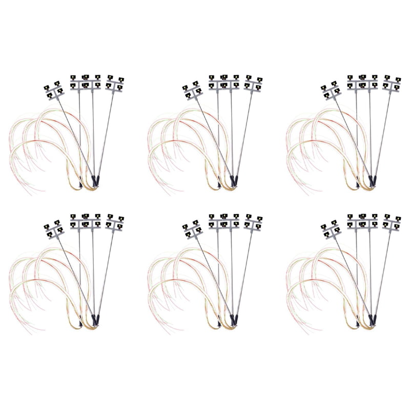 24 PCS HO Scale Model Lighting Tower,Tower Lights Model Lights Layout ...