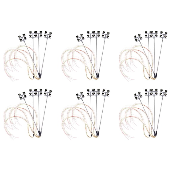 24 PCS HO Scale Model Lighting Tower,Tower Lights Model Lights Layout ...