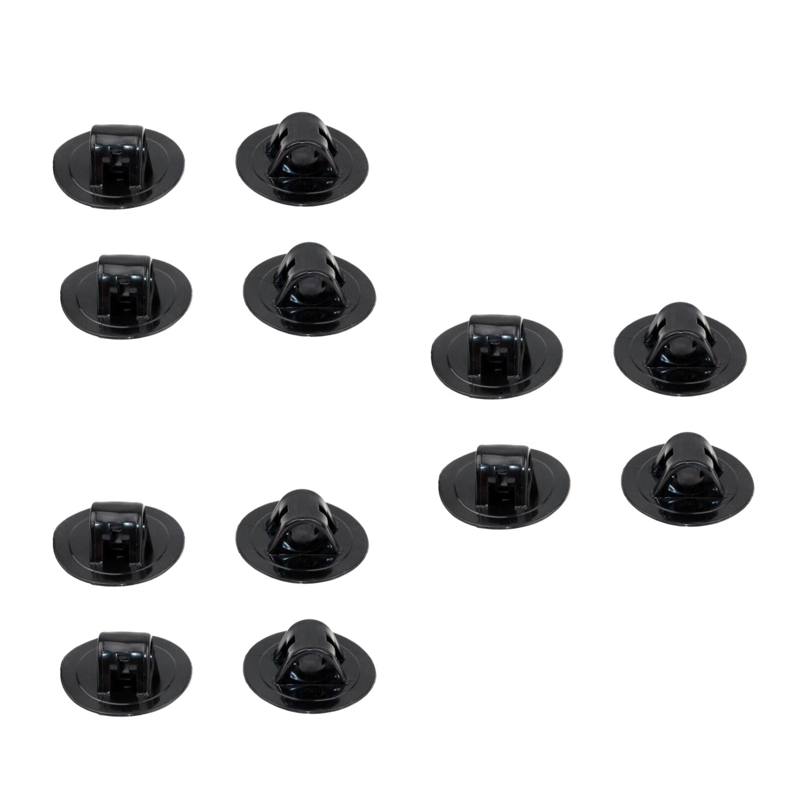 24 PCS Kayak Motor Fixed Bracket Buckle Motor Seat Outboard Hook(Black ...