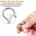 24 PCS Q-Hanger Hooks, Screw Hooks for Outdoor String Lights, Safety ...