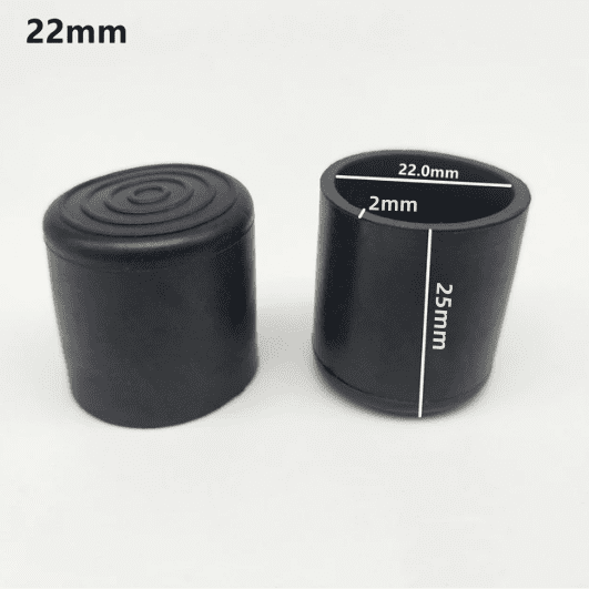 24 PCS Round Furniture Foot Caps Chair Table Sofa Anti-Slip Silent ...