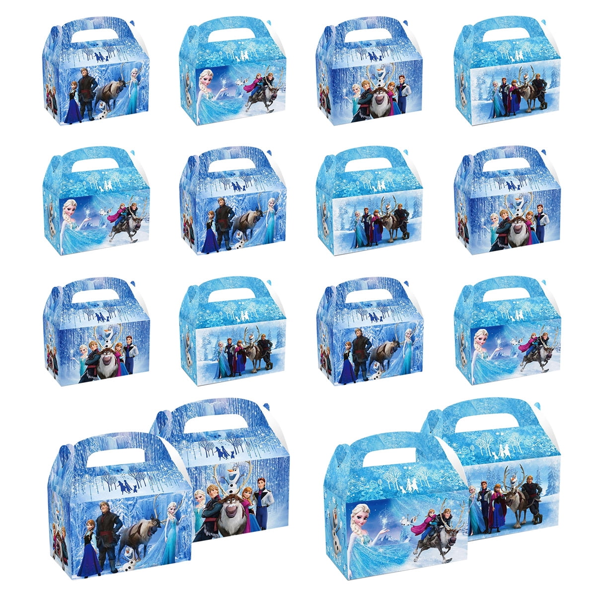24 PCs Gift Box Packs, Cute Cartoon Paper Candy Bags Gift Bags ...