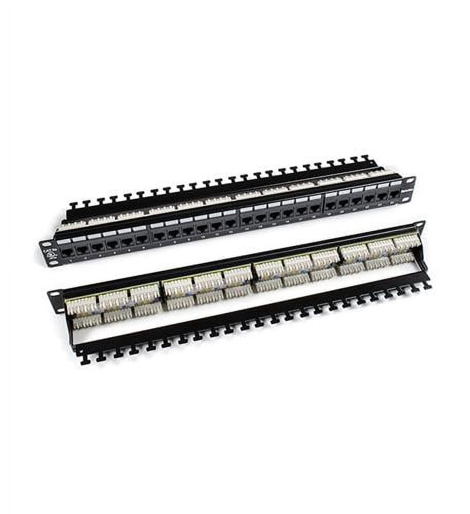 24 PORT CAT5 PATCH PANEL W/ LACING BAR Patch Panels and Blocks ...