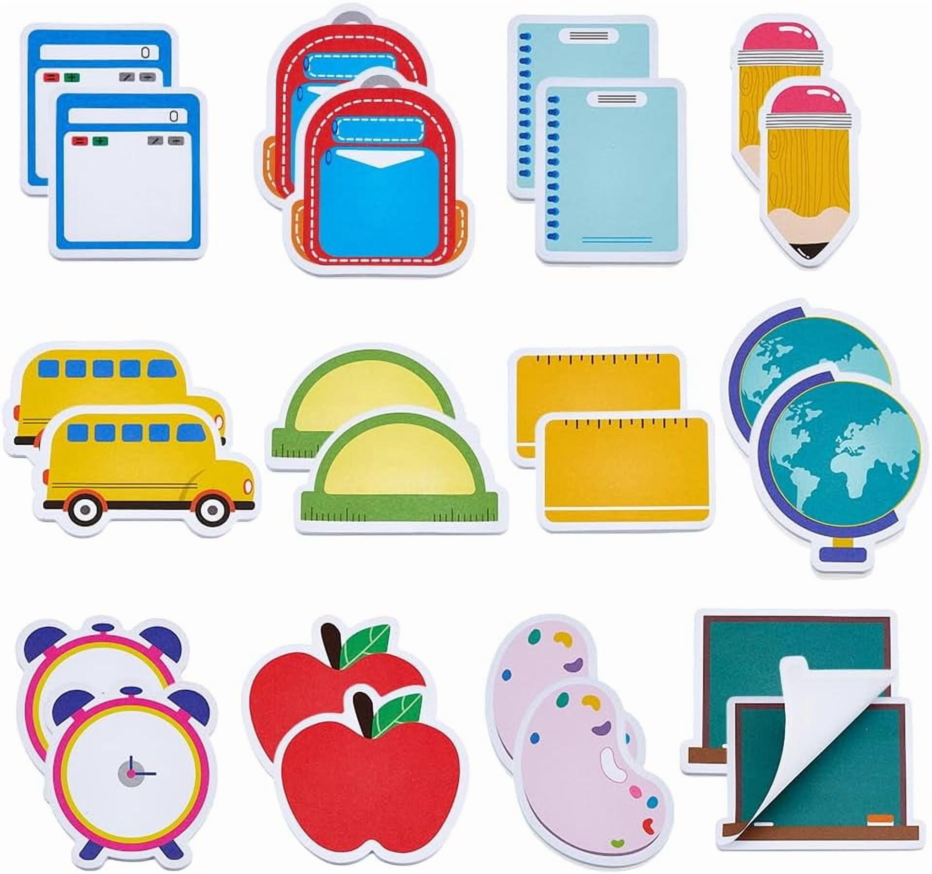 24 Pack 12 Styles Teacher Sticky Notes 620 Sheets Mini Cartoon Notes ...