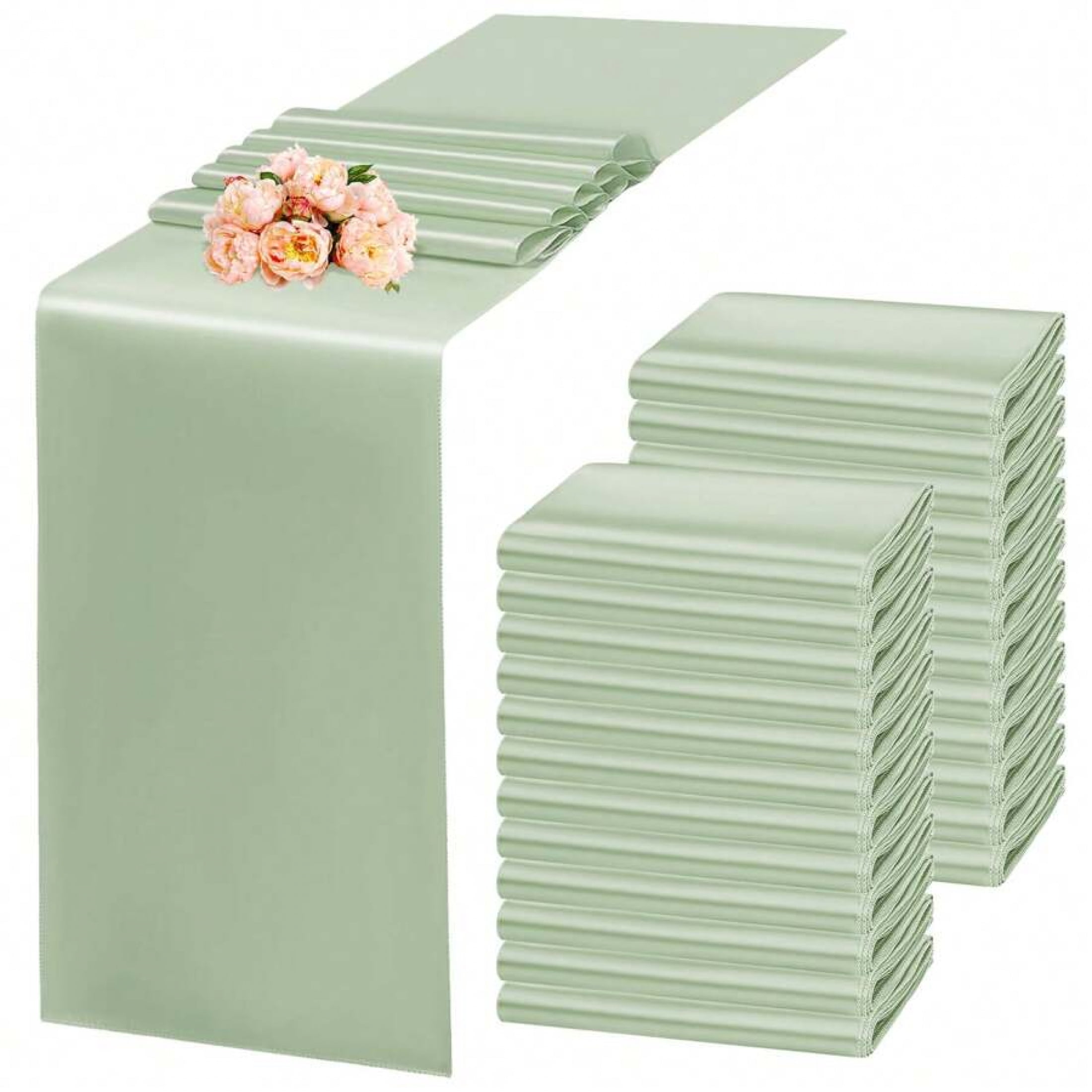 24-Pack 12x72 Inch Table Runners, Round Table-Friendly Centerpieces for ...