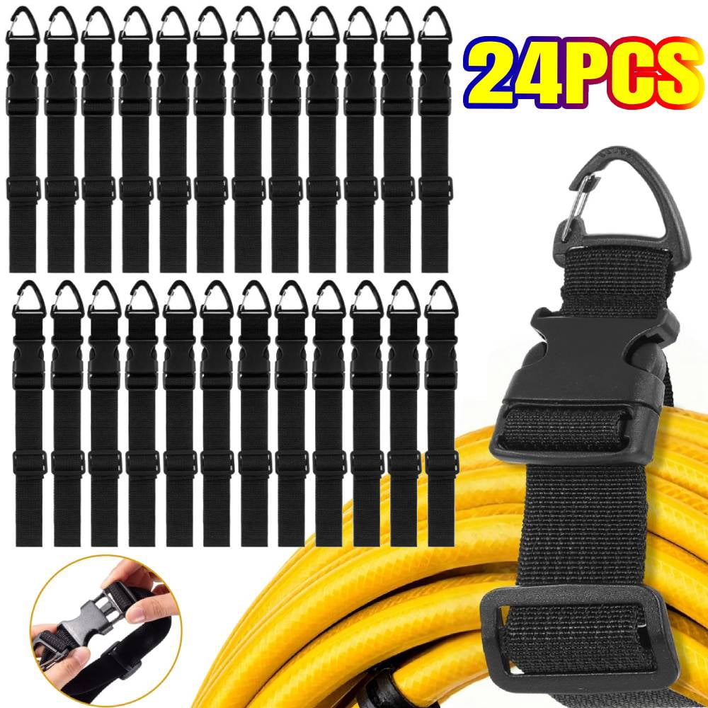 24 Pack 17 Inch Adjustable Extension Cord Holder Organizer with ...