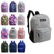 24 Value Bundle Pack - 17 Inch Wholesale Sport Backpacks in 8 Assorted ...