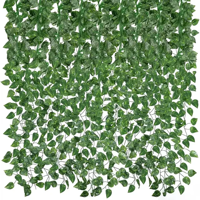 24 Pack 173ft Artificial Ivy Greenery Garland, Fake Vines Hanging ...